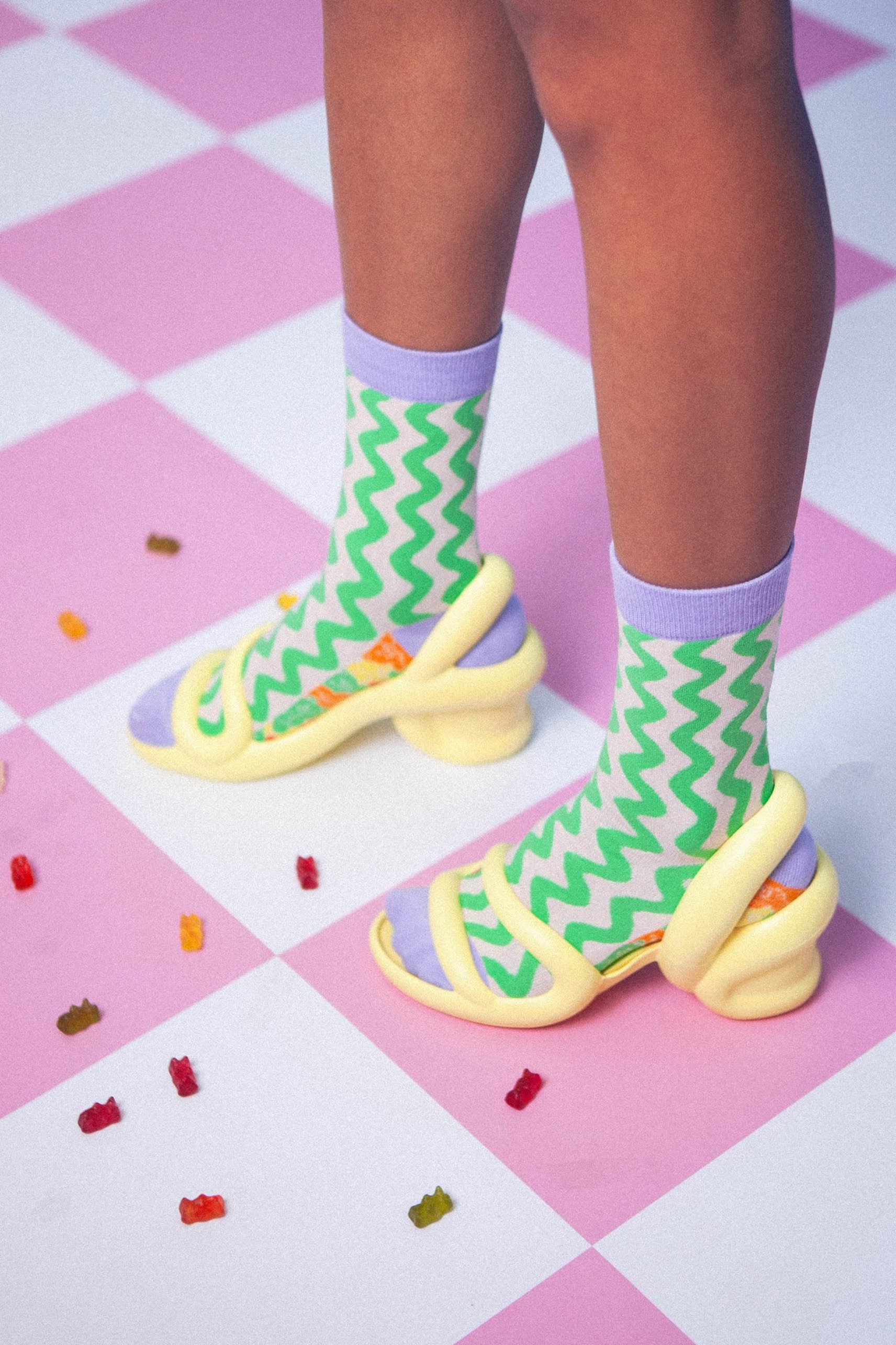 Eat My Socks Jelly Bear Socks - Stacked Store